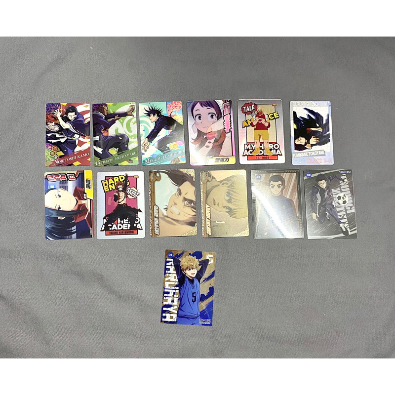 [Chính hãng] Card bo góc MHA, JJK, AOT, Blue Lock | Shopee Việt Nam