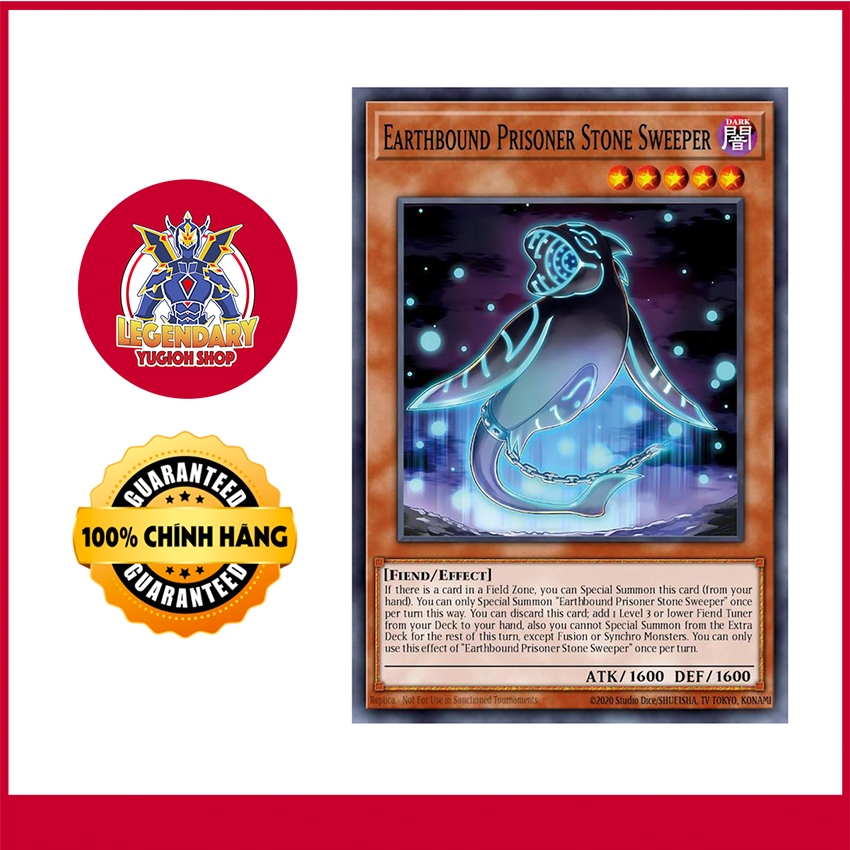 [Thẻ Bài Yugioh Chính Hãng] Earthbound Prisoner Stone Sweeper | Shopee ...