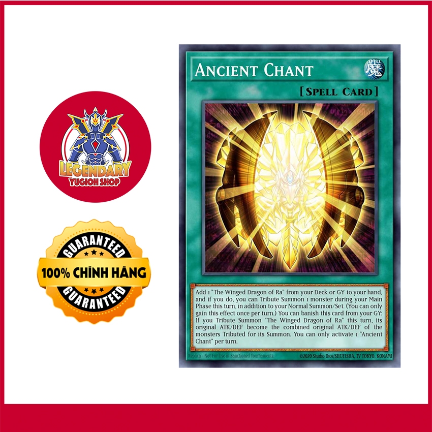 [Thẻ Bài Yugioh Chính Hãng] Ancient Chant | Shopee Việt Nam