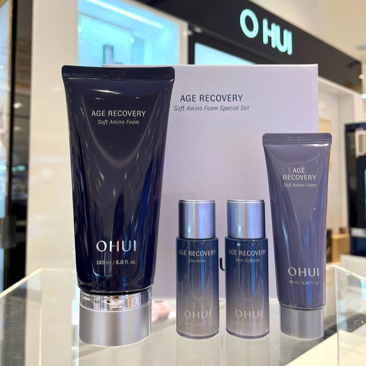 Bộ sữa rửa mặt chống lão hóa Ohui Age Recovery Soft Amino Foam Special ...