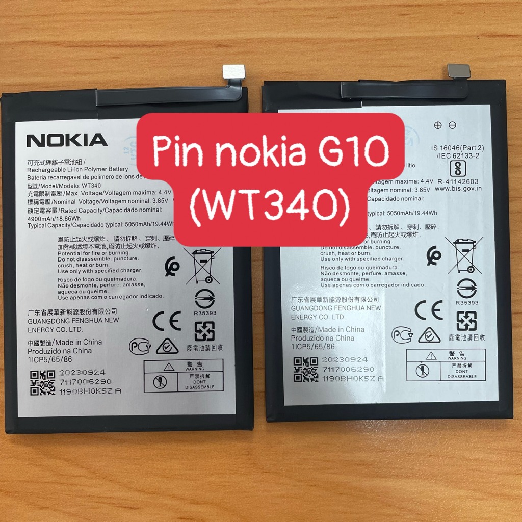 Pin Nokia G10 / G20 / Dùng Chung Mã PIn WT340 / Dung Lượng 5050mAh Hàng ...