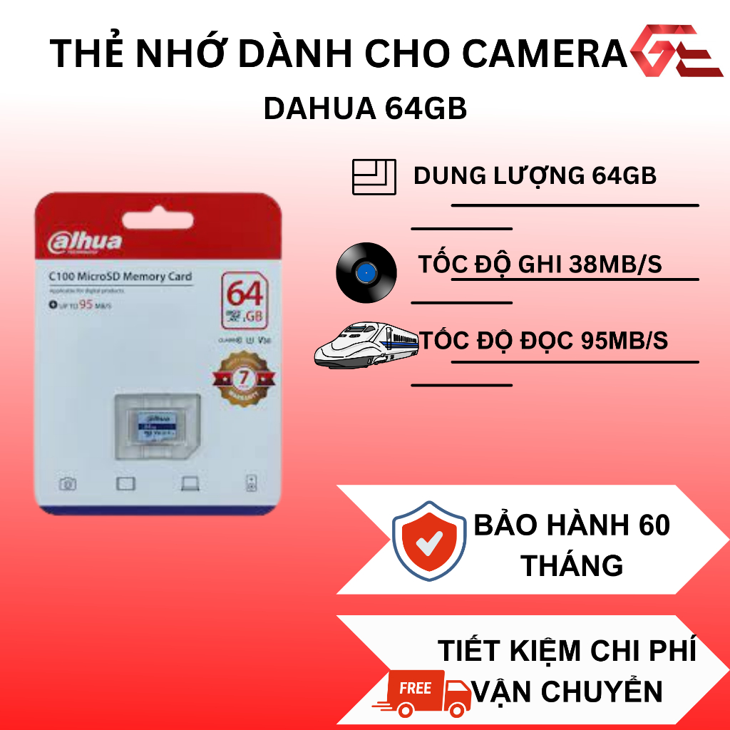 Thẻ Nhớ Dahua 64GB DHI-TF-C100/64GB | Shopee Việt Nam