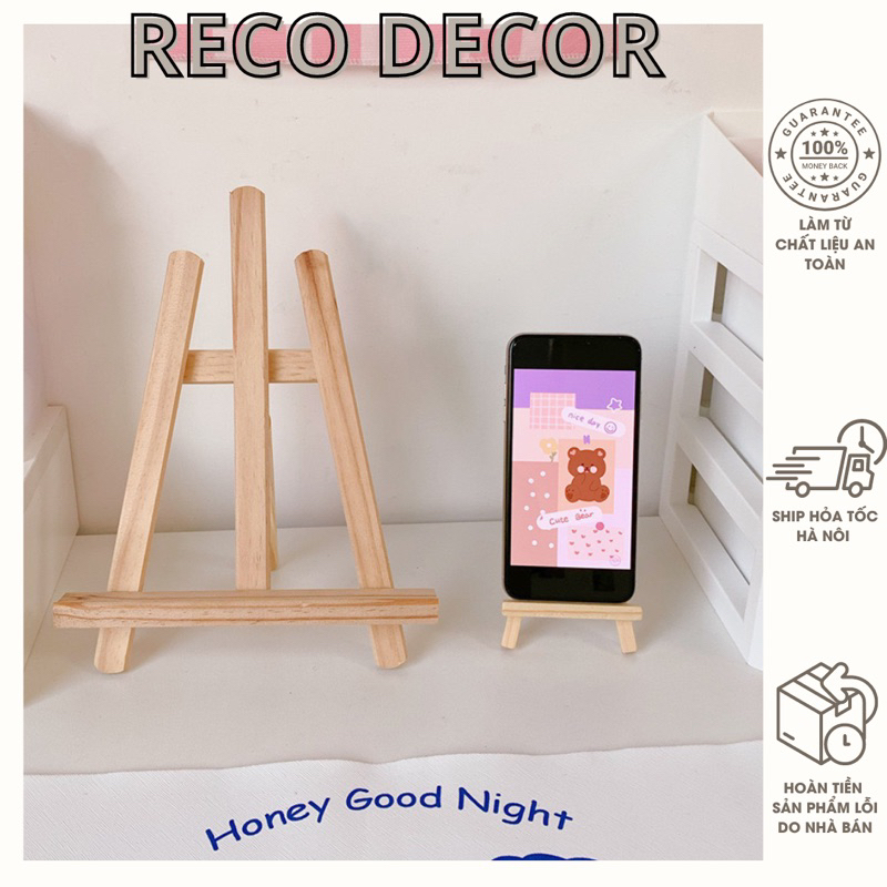 Giá Gỗ Mini để điện thoại máy tính bảng ảnh để bàn học Kệ nhỏ Reco ...