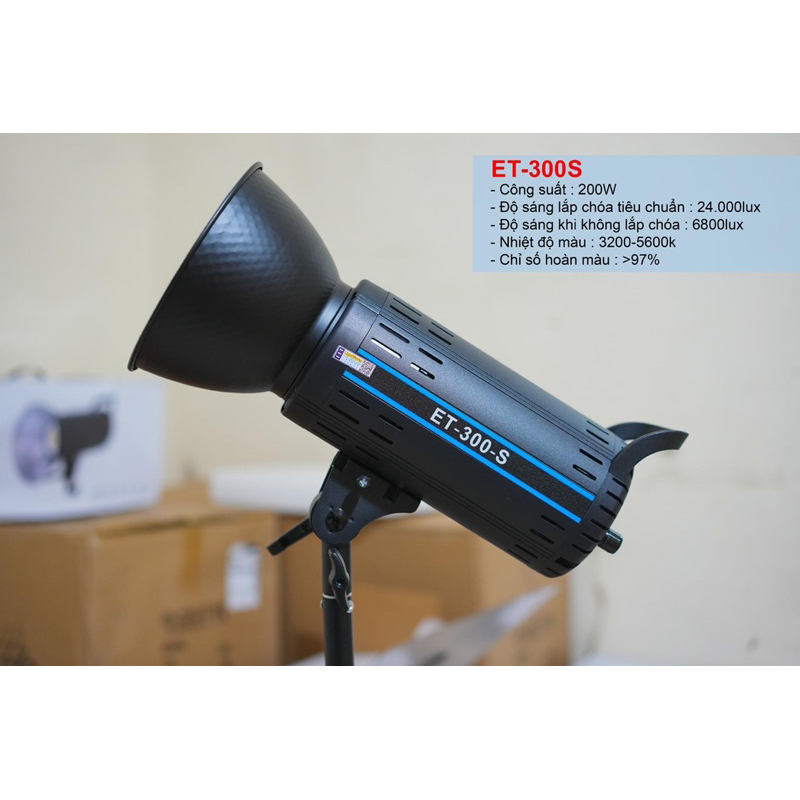 Đèn led quay phim chụp ảnh livestream ET-300-S công suất 200W | Shopee ...