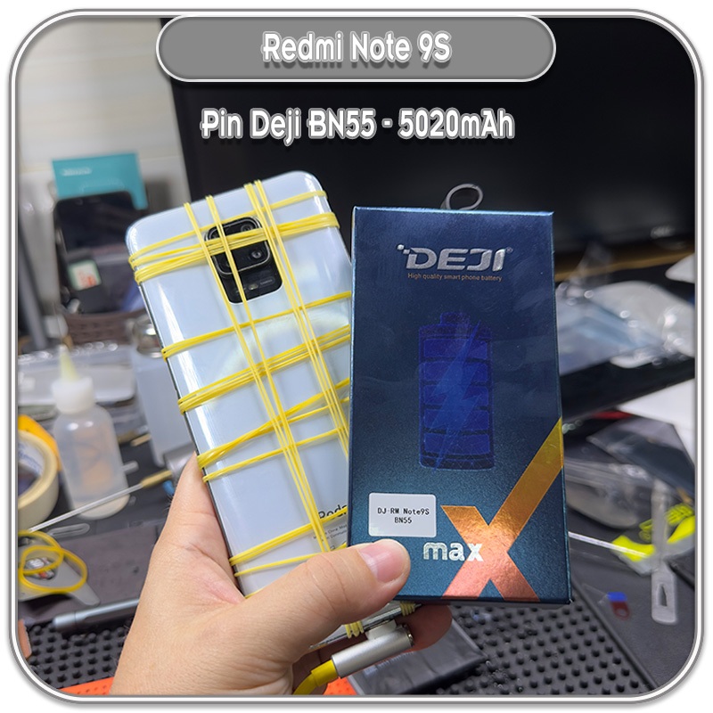Thay pin cho Redmi Note 9S, Deji BN55 5020mAh - hàng nhập khẩu | Shopee ...