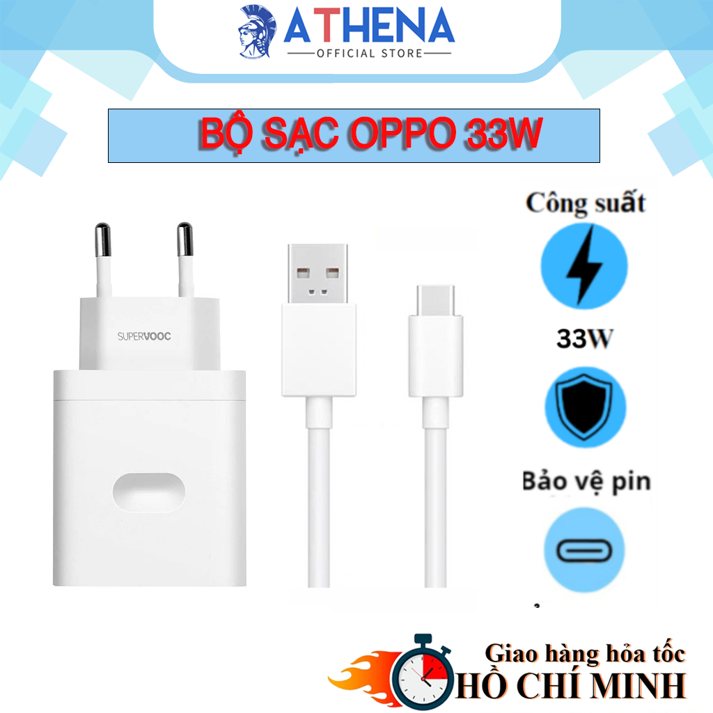 Bộ Sạc Oppo 33W sạc Siêu Nhanh Super Vooc (Super Dart) cho nhiều dòng ...