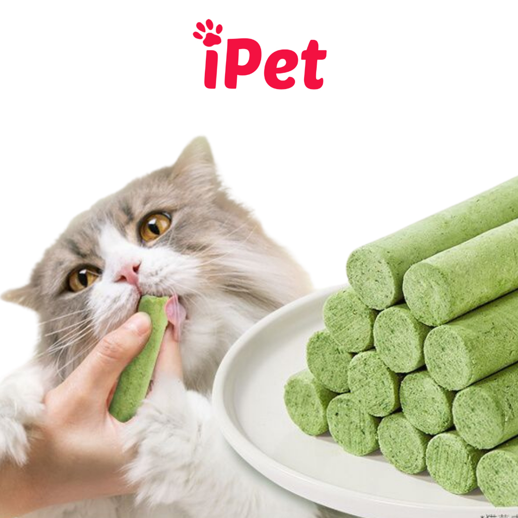 Thanh Cỏ Mèo Sấy Khô Vị Thịt Gà Hỗ Trợ Tiêu Búi Lông Cho Mèo (Gói 5 Thanh) - iPet Shop | Shopee ...