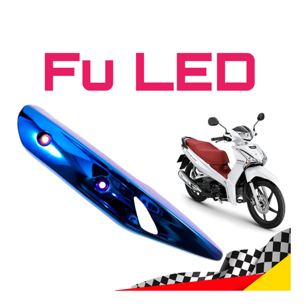 Vỉ Pô FuLED 2018-2022 J-SPEED Thái Lan , phụ kiện trang trí xe máy cao ...