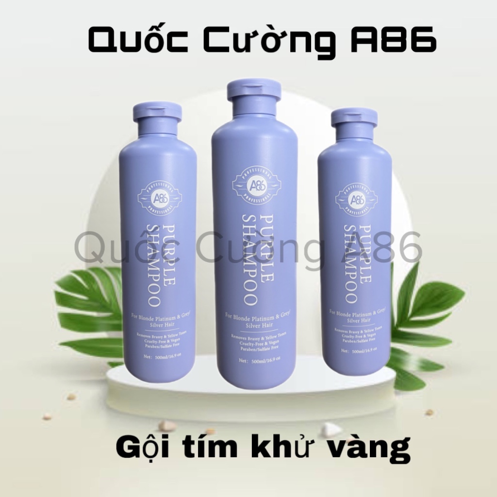 Chai gội Tím khử vàng A86 500ml | Shopee Việt Nam