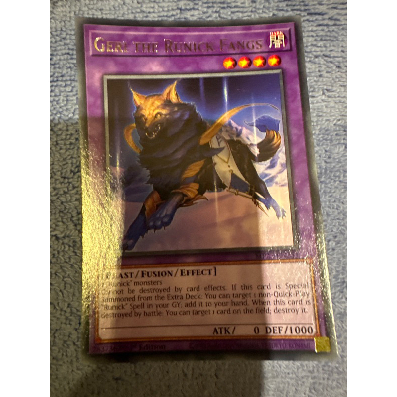 bài yugioh: geri the runick fangs | Shopee Việt Nam