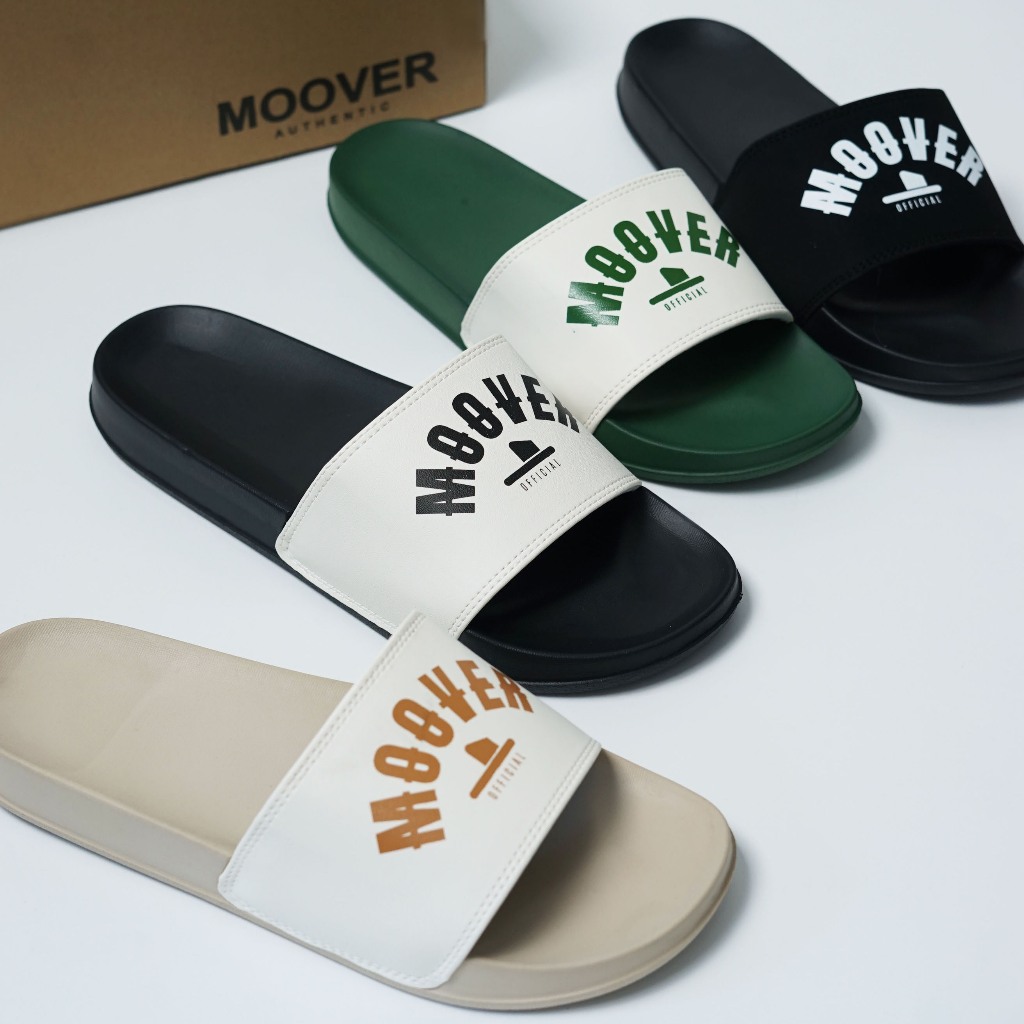 Dép quai ngang logo MOOVER OFFICIAL nam nữ đế eva cá tính, êm chân ...