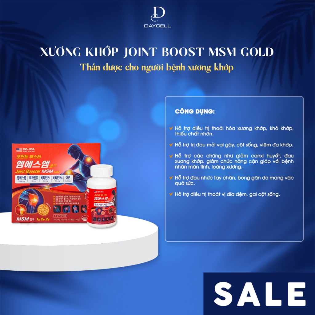 Xương khớp Joint Boost MSM Gold | Shopee Việt Nam