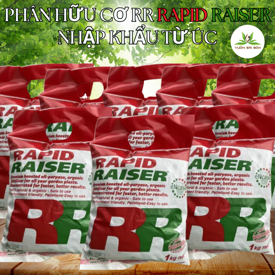 Phân hữu cơ RR Rapid Raiser nhập khẩu từ Úc | Vườn Sài Gòn