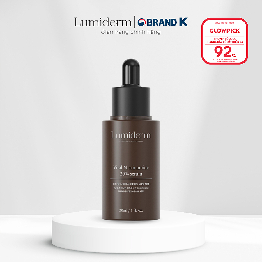 Tinh chất Lumiderm Vital Niacinamide 20% Serum dưỡng sáng da, mờ thâm ...
