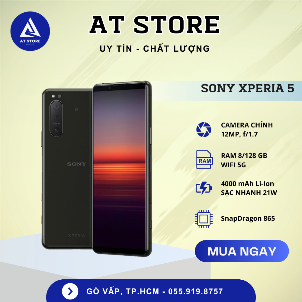 [Sale Sốc] Điện Thoại Sony Xperia 5 Mark 2 - RAM 8/128G Snapdragon 865 - Màn Hình 120Hz, 4K Full ...