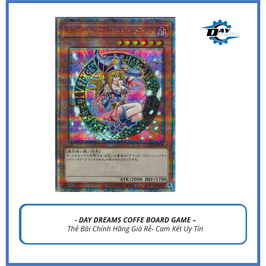 Thẻ Bài Yugioh Chính Hãng Ngôn Ngữ Tiếng Nhật: QCDB-JP008-Dark Magician Girl-Ultra Rare Secret ...