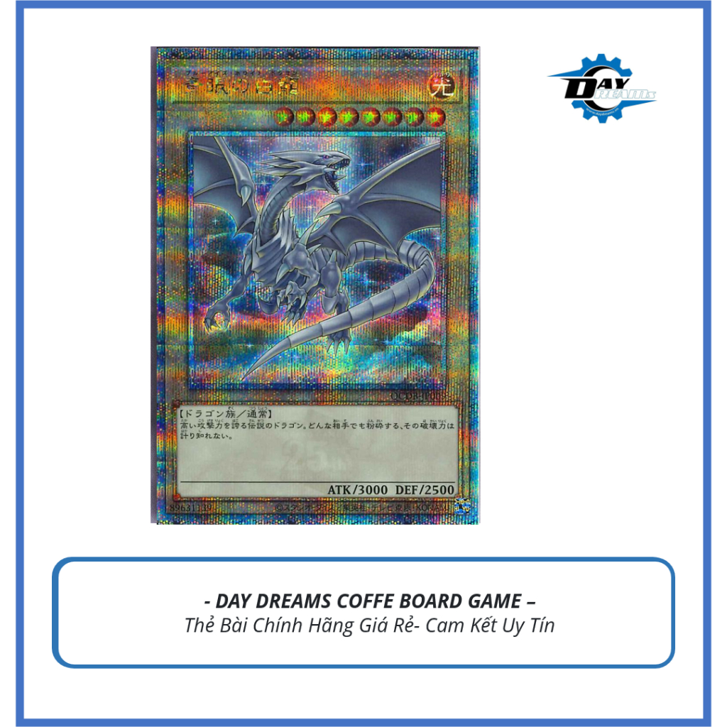 Thẻ Bài Yugioh Chính Hãng Ngôn Ngữ Tiếng Nhật:QCDB-JP009 "Blue-Eyes White Dragon"-Ultra Rare ...
