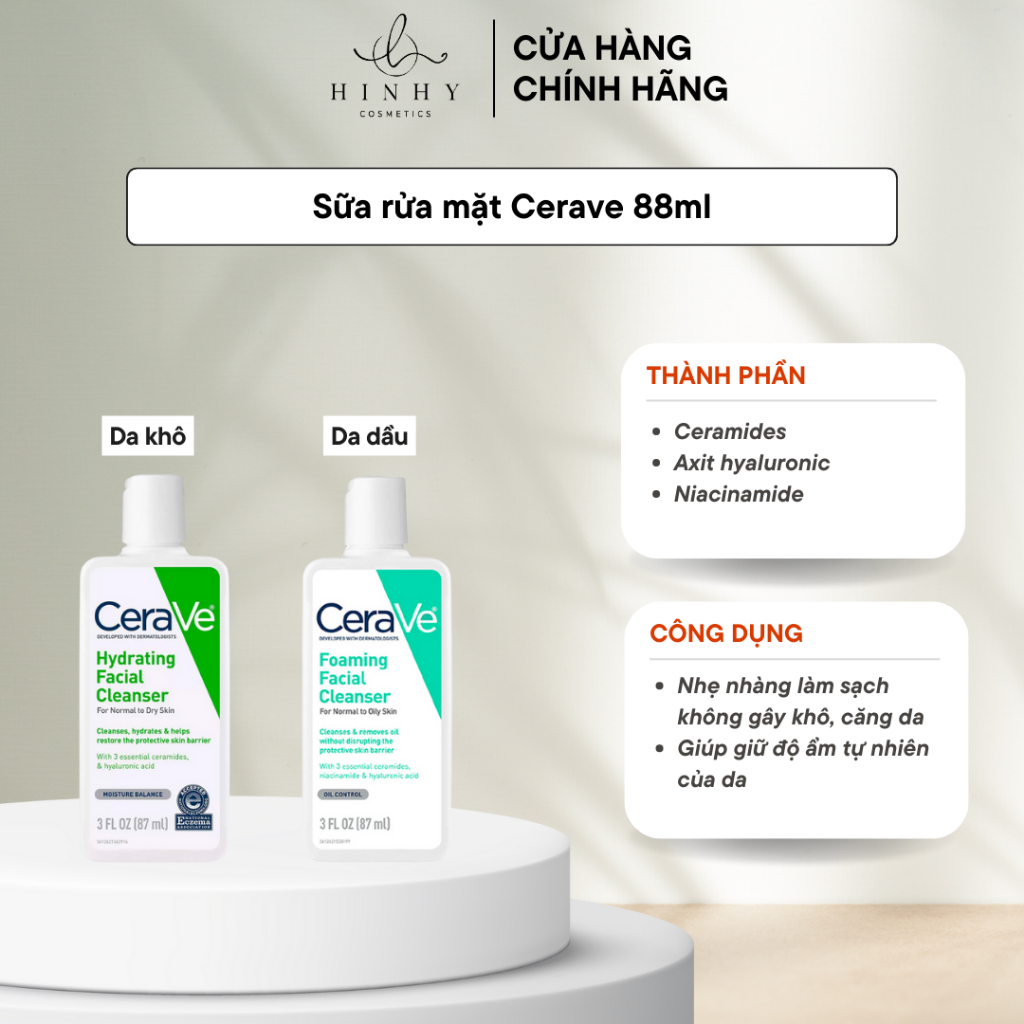 Sữa rửa mặt Cerave | Shopee Việt Nam