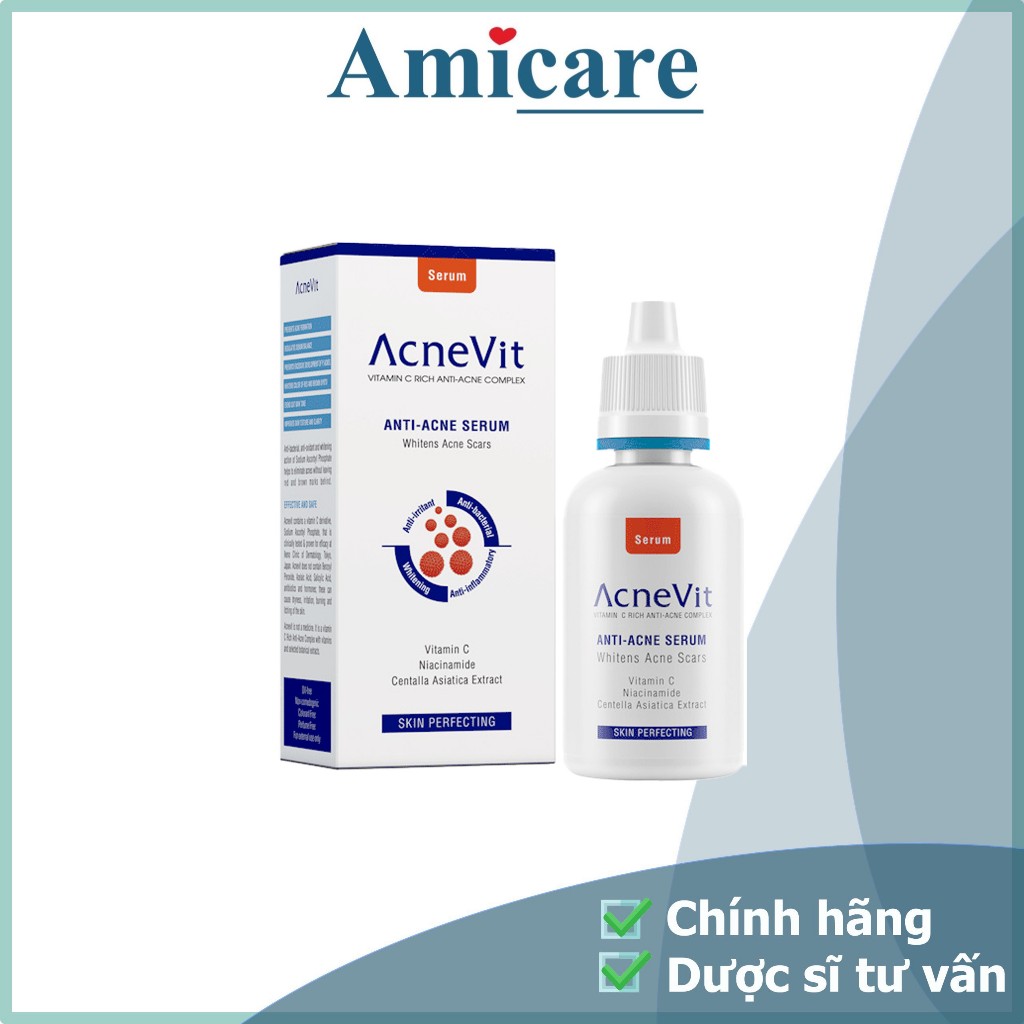 [CHÍNH HÃNG] AcneVit Tinh Chất Dưỡng Sáng Da Và Ngừa Mụn Anti-Acne ...