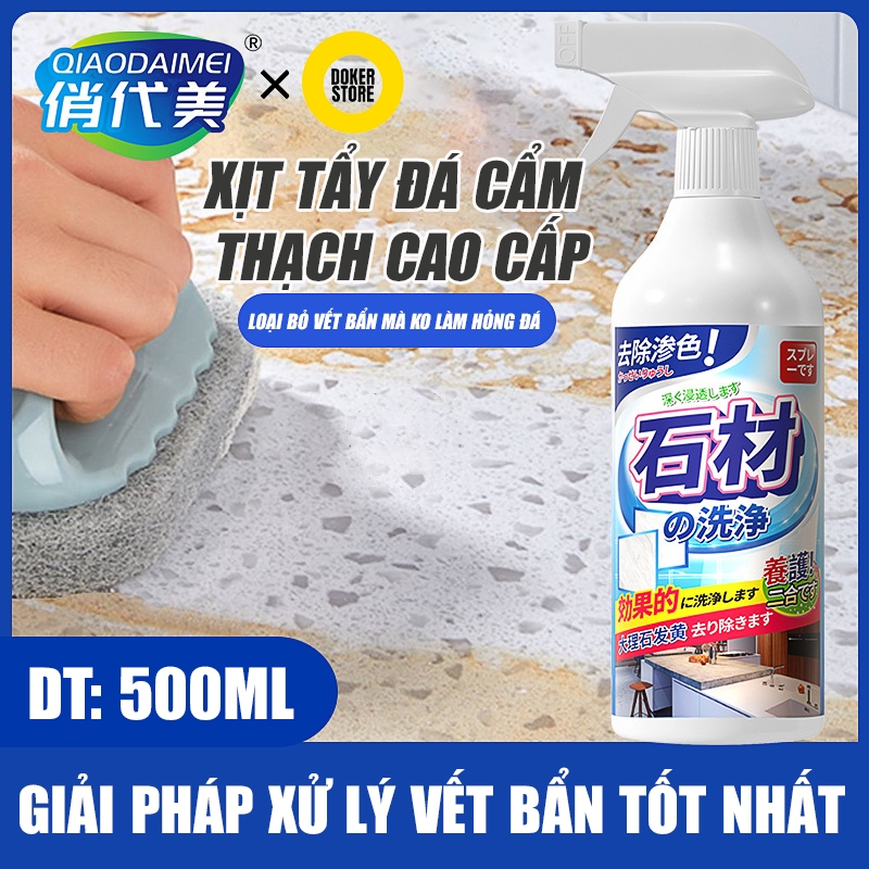 Xịt tẩy làm sạch bề mặt đá hoa cương 500ml đá thạch anh, gạch men, mặt ...