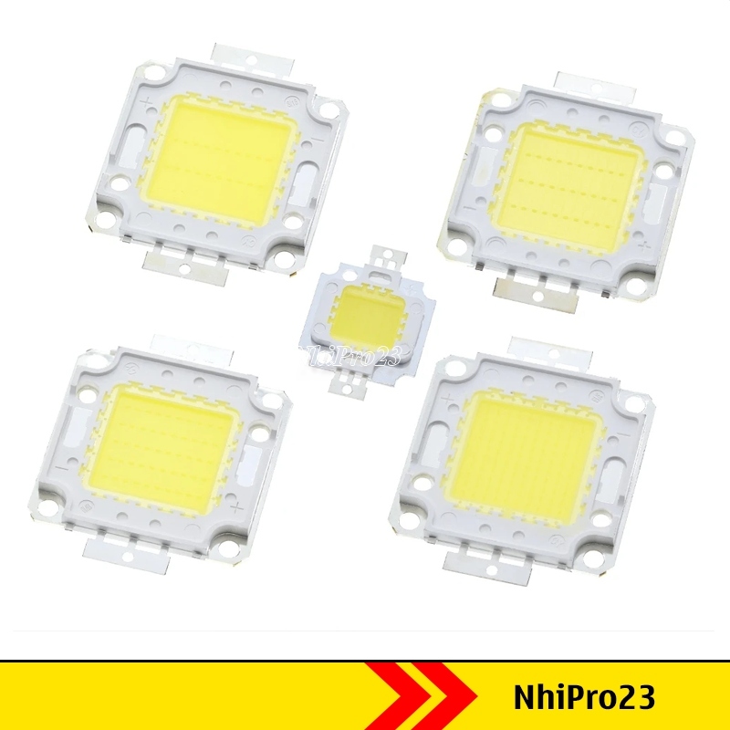 Chip led 12v 36v 10w 20w 50w 100w trắng sáng/ vàng ấm DIY Pha Đèn Trợ ...