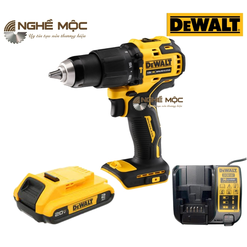 Combo máy khoan pin 18v Dewalt DCD709 3 chức năng, 709 pin 2ah sạc 1102 ...