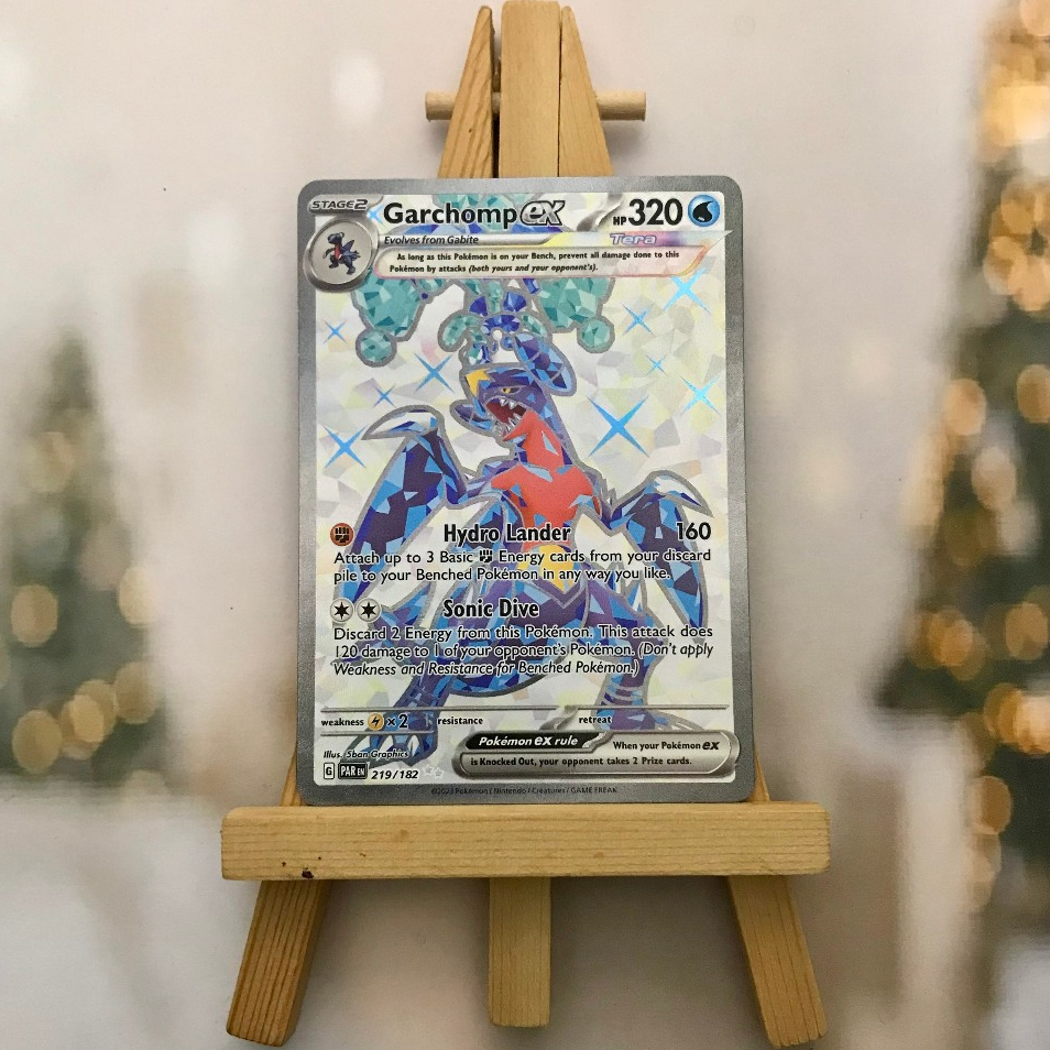 Thẻ hình Pokemon Garchomp ex 219/182 - Lá bài lẻ Full Art Secret Rare ...