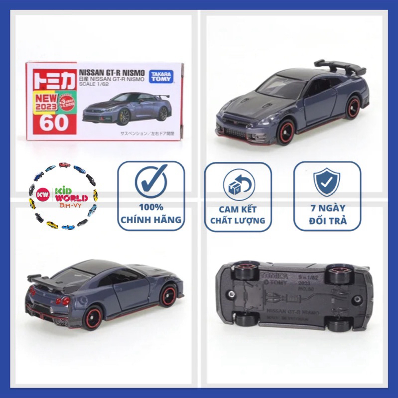 Xe mô hình Tomica Box Nissan GT-R Nismo. No.60. Tỷ lệ 1:62. | Shopee Việt Nam