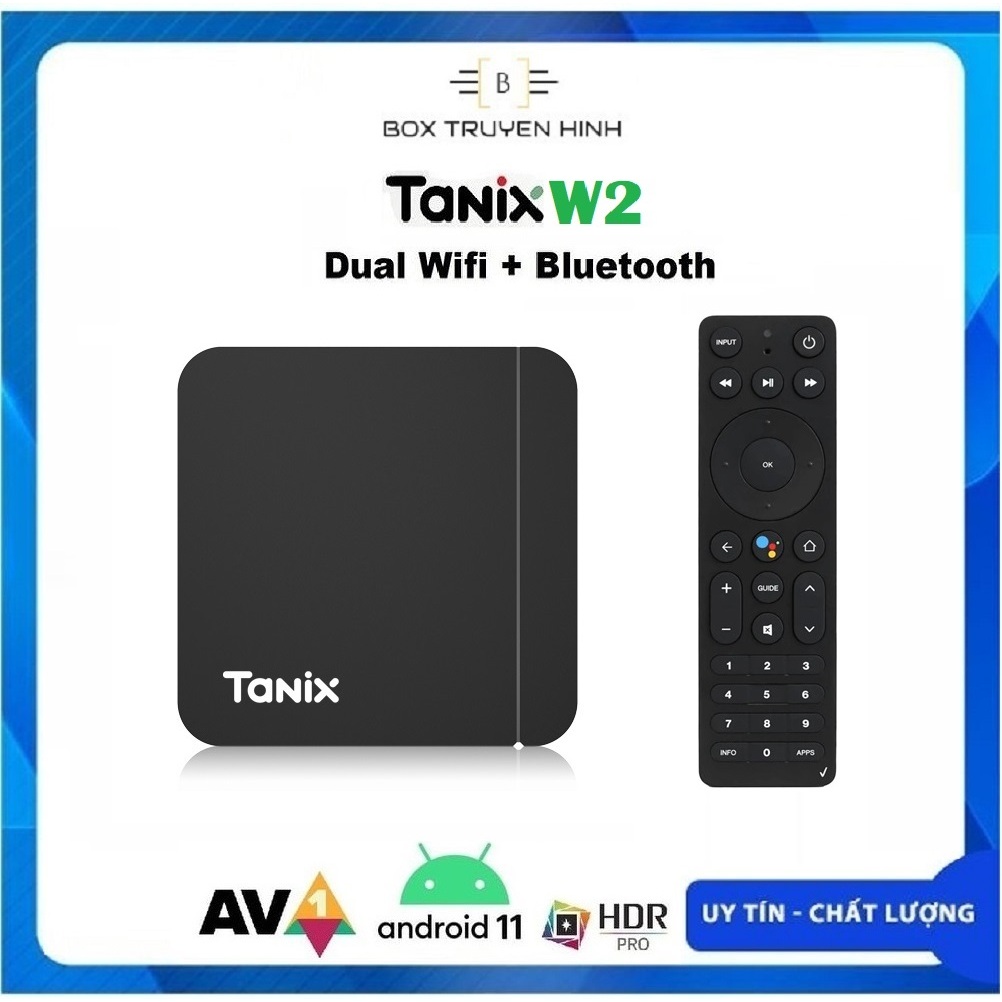 Android TV Box Tanix W2 Remote voice bluetooth, RAM 2GB, ROM 16GB, CPU ...