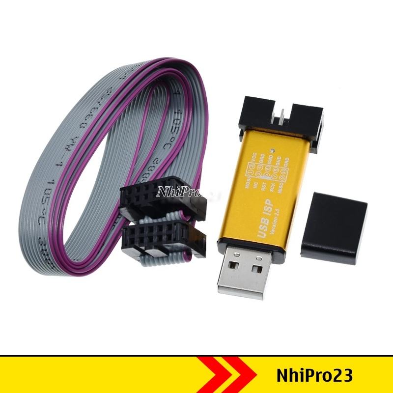 Mạch nạp AVR / AT89S52 ISP 8051 Programmer vỏ nhôm | Shopee Việt Nam