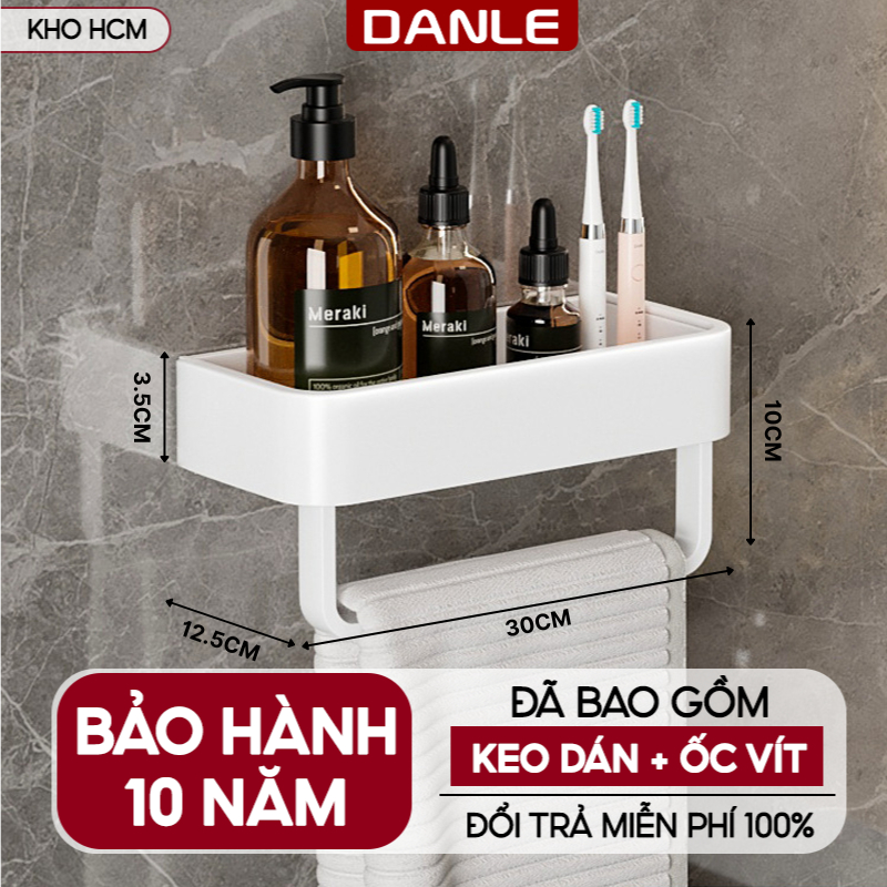 Kệ nhà tắm DANLE dán tường, chất liệu nhôm cao cấp, bảo hành 10 năm ...