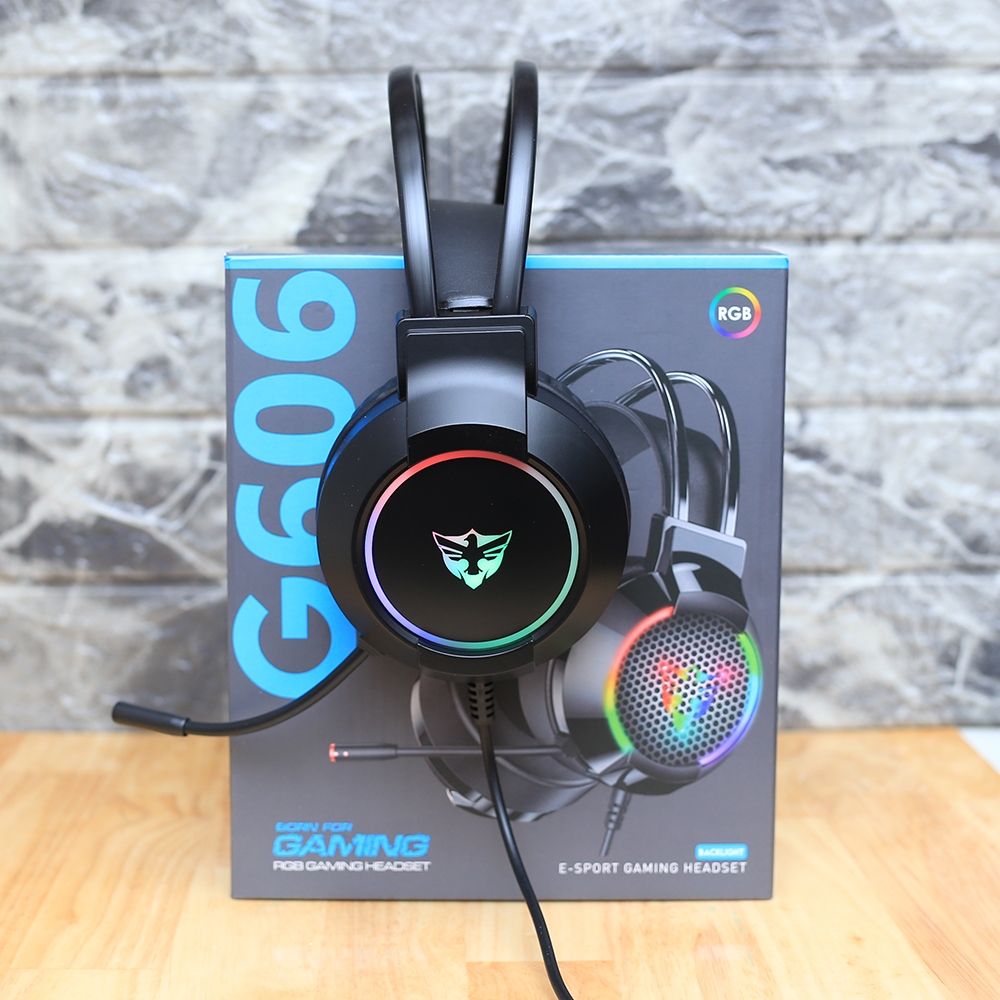 Tai Nghe Gaming G608-G606 Đèn Led RGB Có Mic- Tai Nghe Chuyên Game Thủ | Shopee Việt Nam
