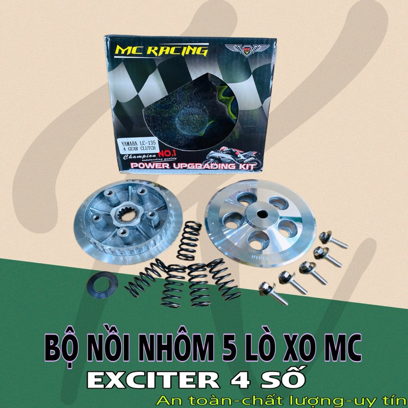 Bộ nồi độ MC RACING exciter 135 4 số, 5 số , 150, winner, sonnic, wave ...