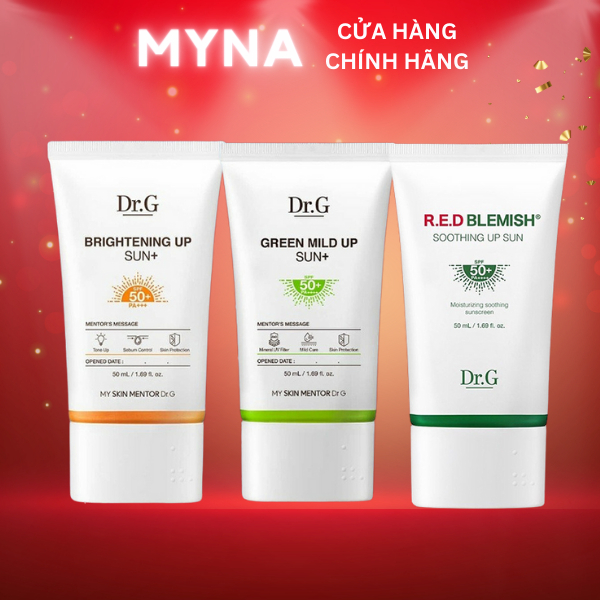 Kem chống nắng dưỡng sáng da Dr.G Brightening Up Sun+ SPF50+ PA+++ 50ml | Shopee Việt Nam