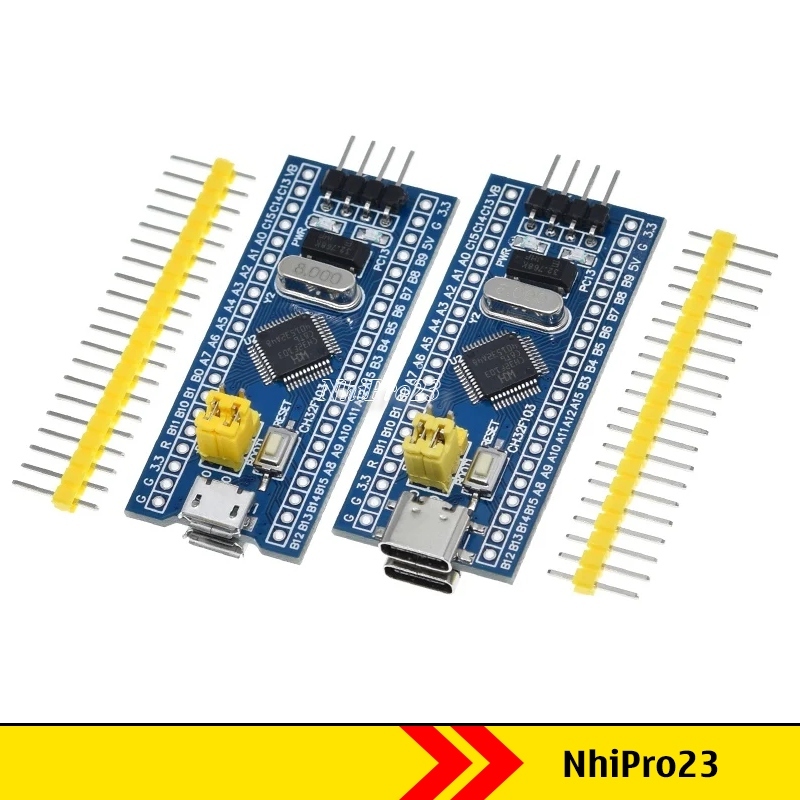 Kit Phát Triển Stm32f103c8t6 Blue Pill Arm Cortex M3 Mạch Nap St Link
