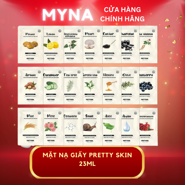Mặt Nạ Giấy Dưỡng Da Hàn Quốc Pretty Skin 23ml | Shopee Việt Nam