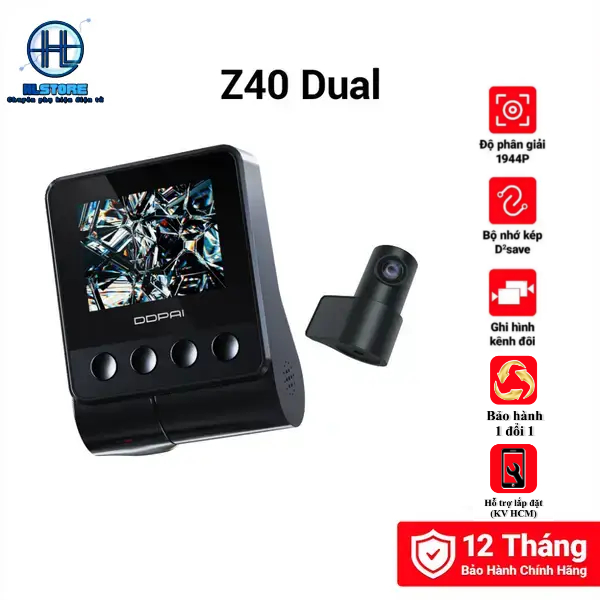 Camera hành trình DDPAI Z40 dành cho ô tô | Shopee Việt Nam