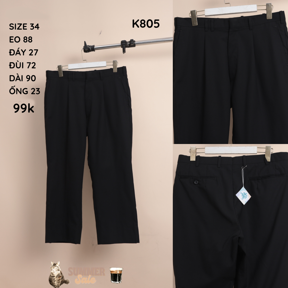 [SIZE trên 34] Quần kaki, quần vải 2hand basic hiệu xịn xò - secondhand (2hand) COB.vintage ...