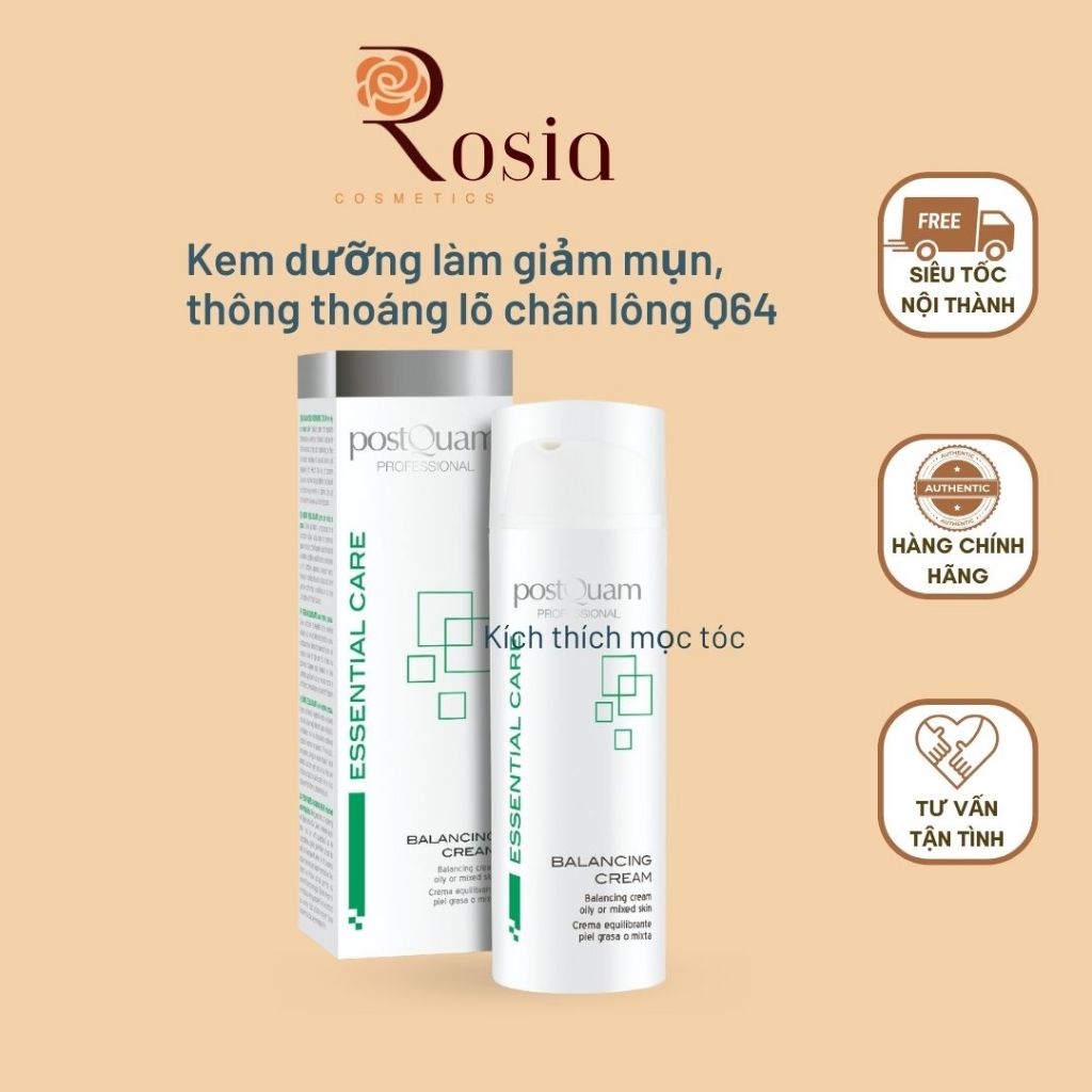 Kem Dưỡng Giảm Mụn PostQuam Balancing Cream Q64 Thông Thoáng Lỗ Chân ...
