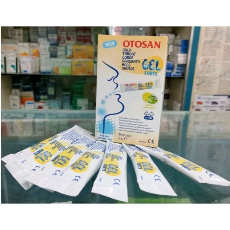Gel ngậm họng Otosan Throat Gel Forte. Giảm đau họng ho khan ho có đờm ...