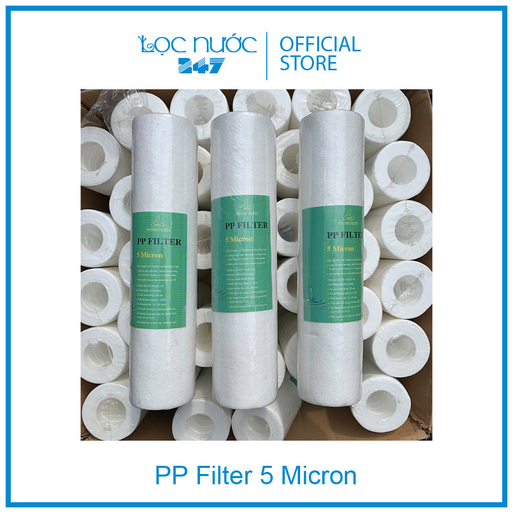 Lõi lọc thô 10 inch PP Filter 5 Micron Nesca | Shopee Việt Nam