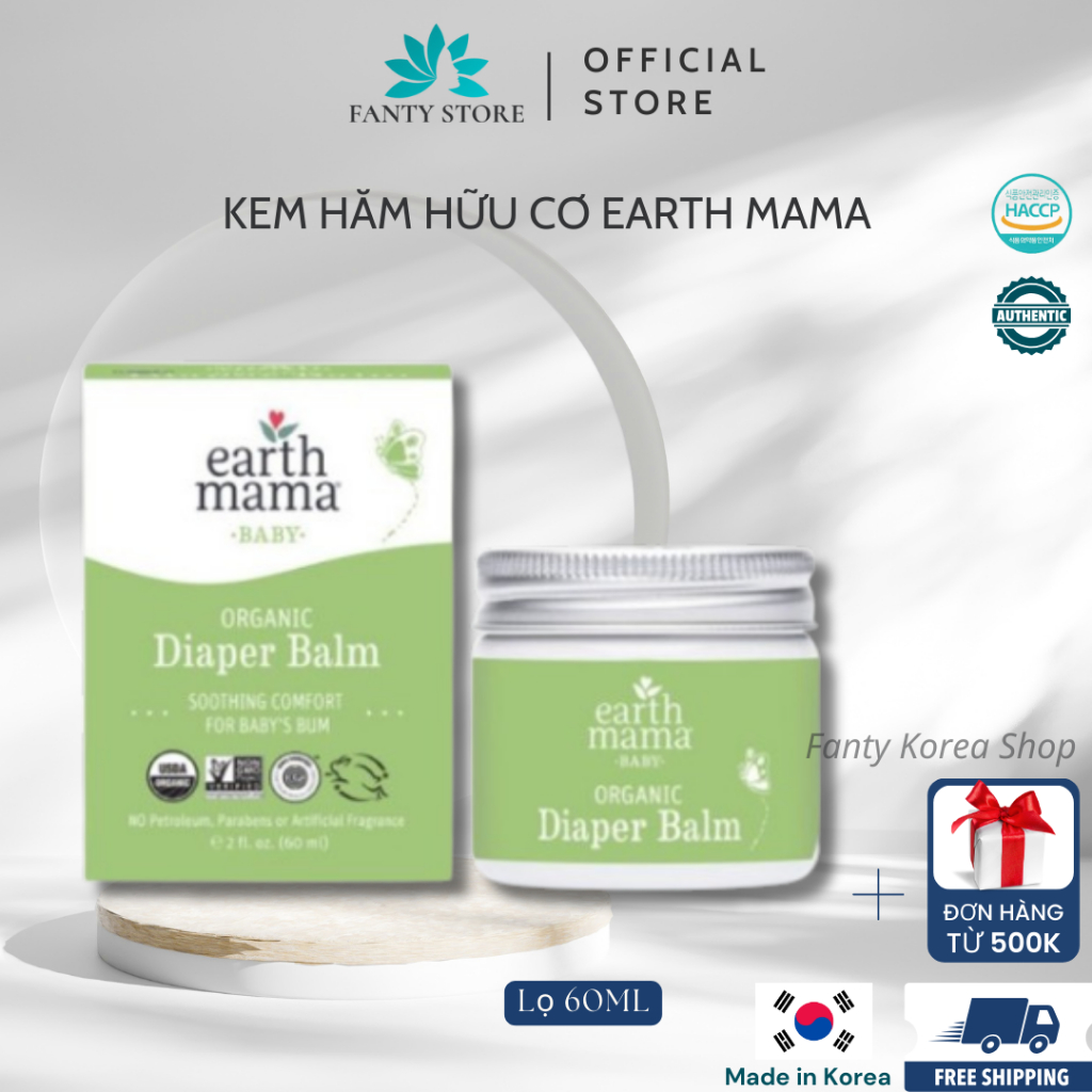 [Bill Hàn] Kem hăm hữu cơ Earth Mama Organic Diaper Balm | Shopee Việt Nam