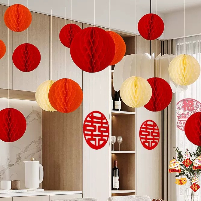 Lồng Đèn Giấy, Lồng Đèn Tổ Ong LD05 Trang Trí Decor Nhà Cửa | Shopee ...