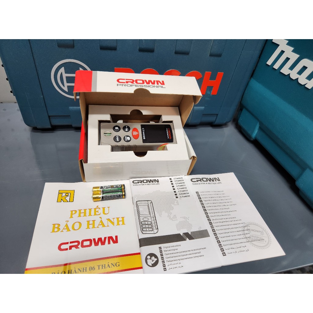 Máy đo khoảng cách laser CT44028 CROWN - Hàng chính hãng | Shopee Việt Nam