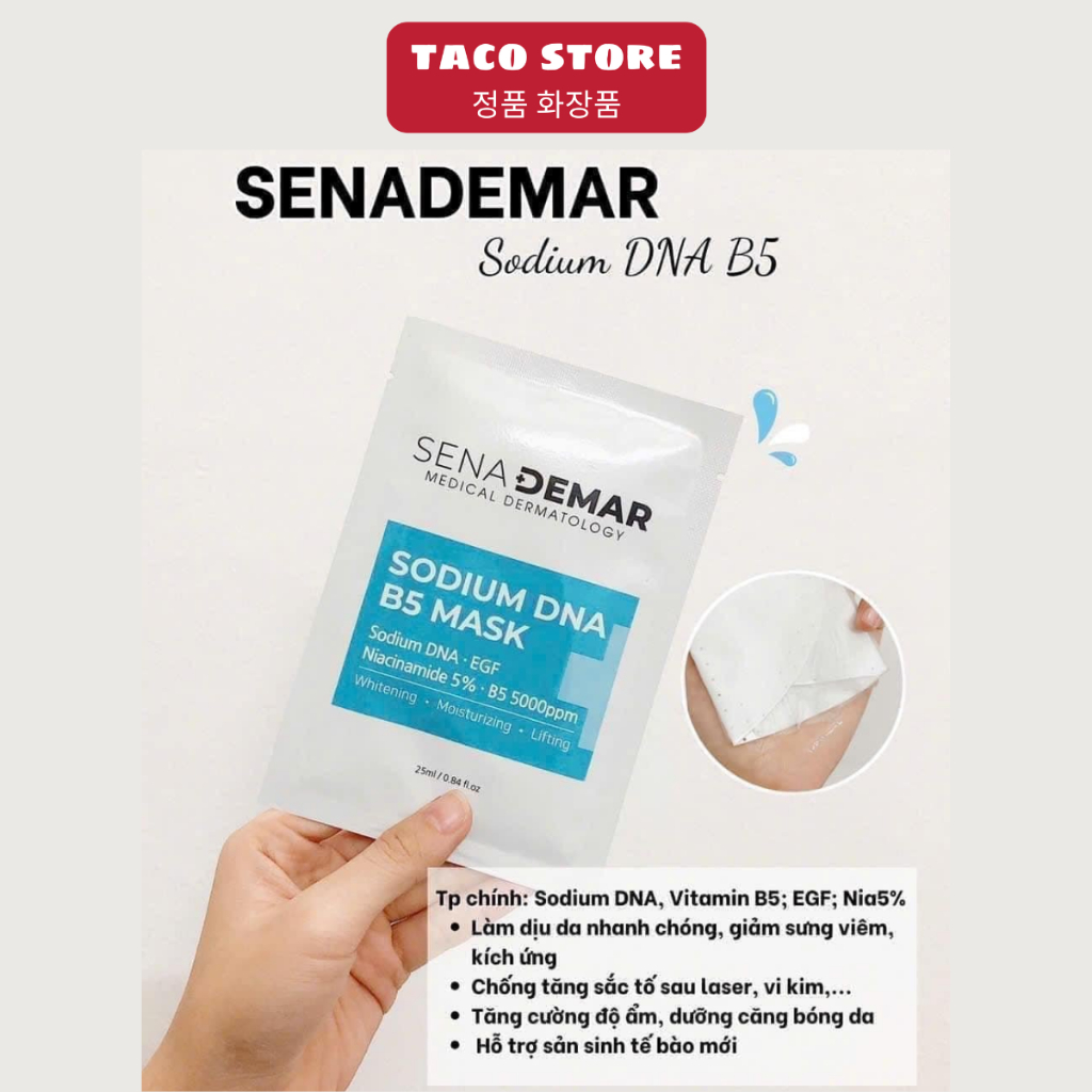 Mặt Nạ Hỗ Trợ Làm Trắng Sena Derma Sodium DNA B5 Mask | Shopee Việt Nam