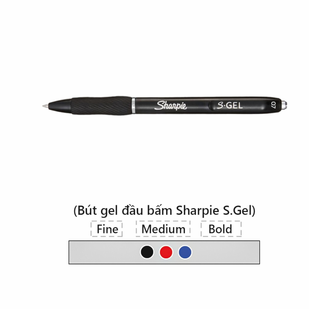 Bút bi gel ký tên cao cấp Sharpie S-Gel Pen ngòi 0,7mm | Shopee Việt Nam