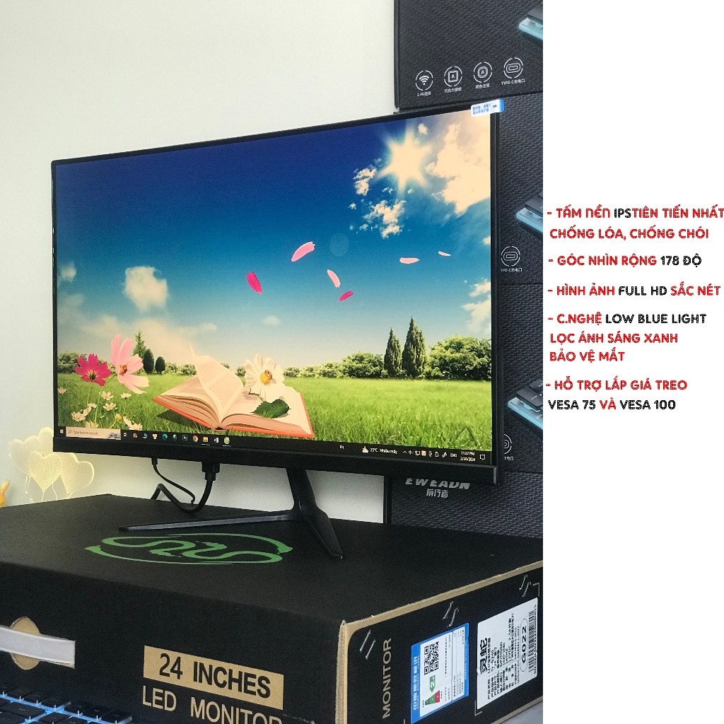 Màn hình máy tính cong 24|27 inch 165|144|120 Hz tấm nền IPS Full HD ...