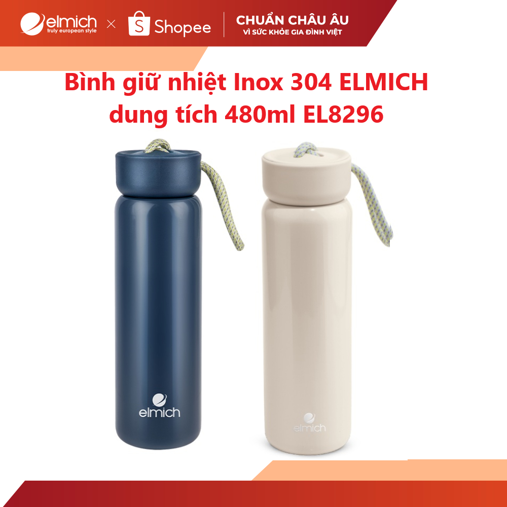 Bình giữ nhiệt Inox 304 ELMICH dung tích 480ml EL8296 | Shopee Việt Nam