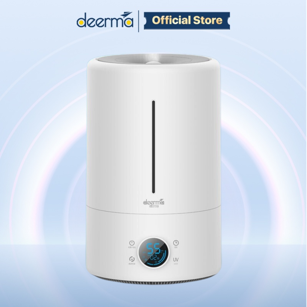 Máy phun sương tạo độ ẩm không khí Deerma F628S dung tích 5L có tia UV khử khuẩn - Bảo hành 12 ...
