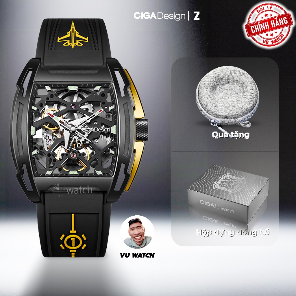Đồng Hồ CIGA Design CHÍNH HÃNG Dòng Z Aircraft Cariier | Kèm hộp đựng ...